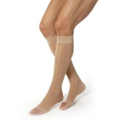 Ultrasheer Knee-High Moderate Compression Stockings Large, Natural | LA