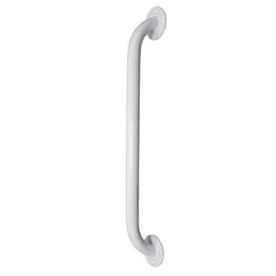 White Powder Coated Grab Bar, 24", Retail | LA Medical Wholesale
